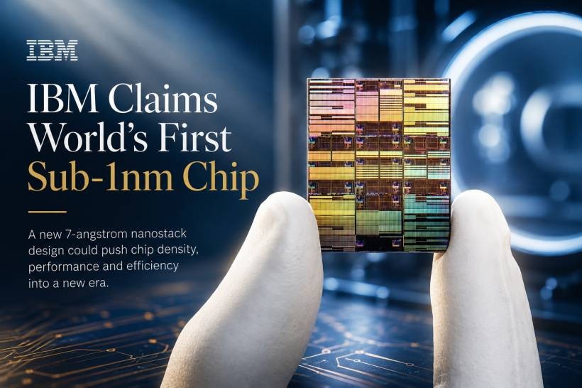 IBM Claims World’s First Sub-1nm Chip Breakthrough With 7-Angstrom Design
