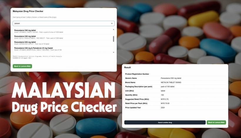 Lemon Web Solutions - Blog - Application Development - Malaysian Drug ...